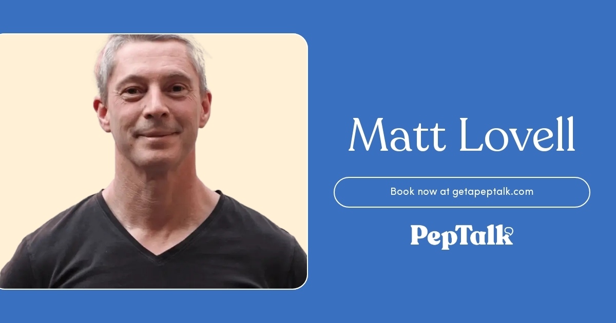 Matt Lovell, Speaker | Nutrition Expert, Consultant