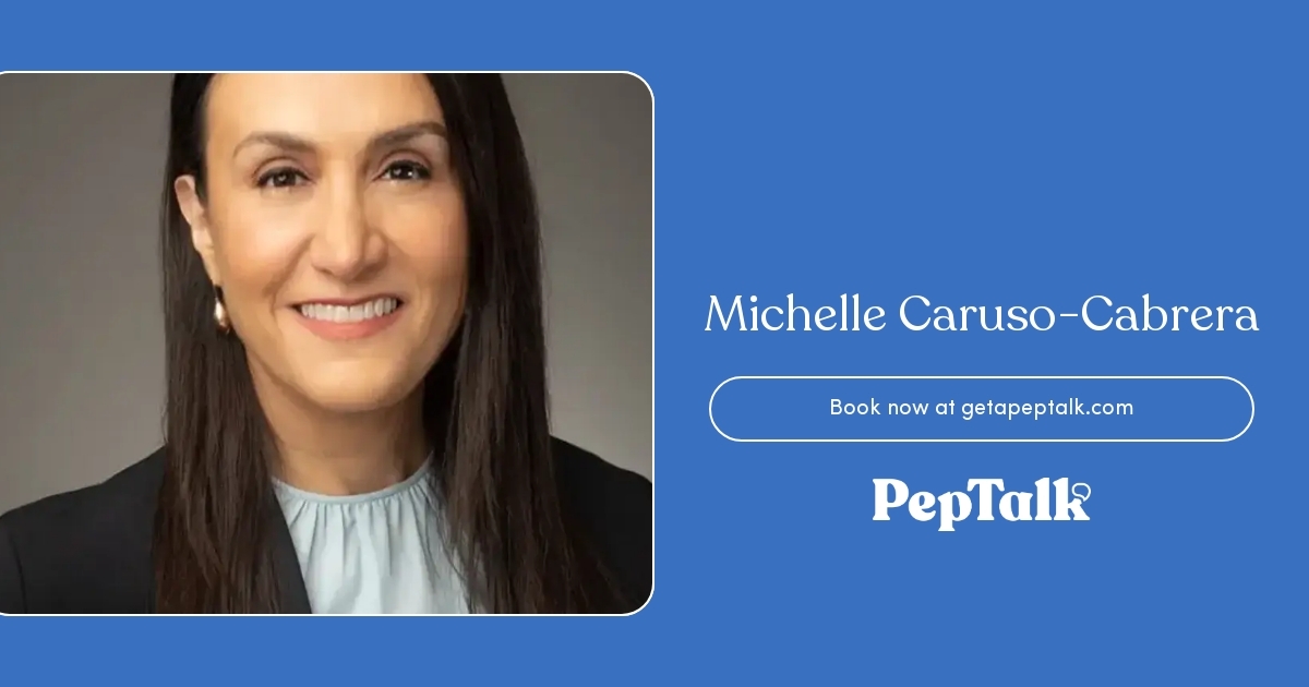 Michelle Caruso-Cabrera, Speaker | Journalist, Politician