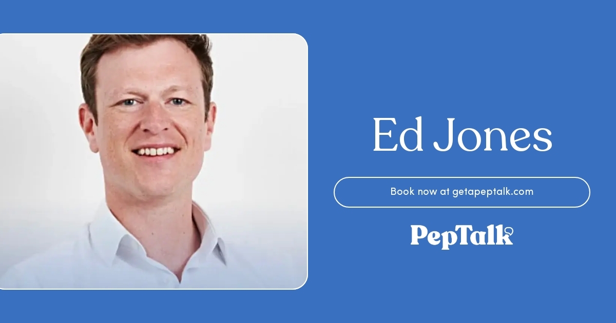 Ed Jones, Speaker | Expert in Politics & Policy