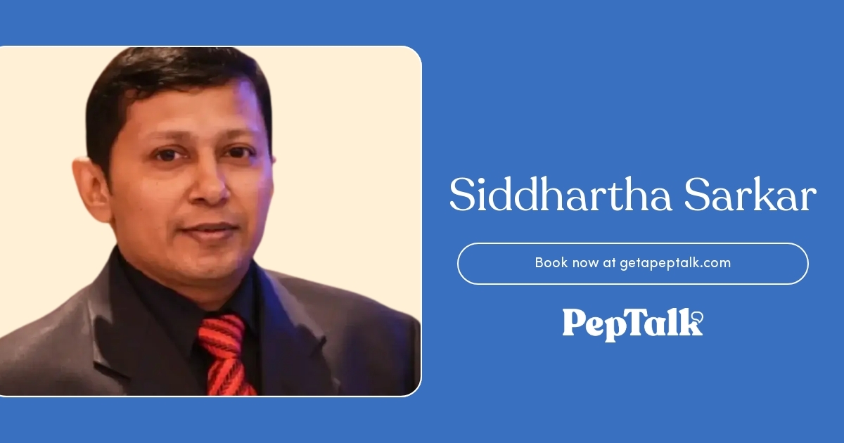 Siddhartha Sarkar, Speaker | Soft-Skills & Wellness Expert