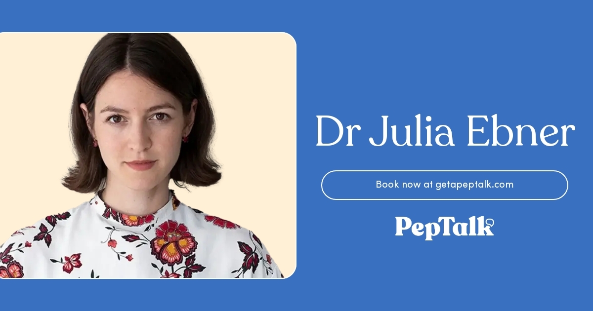 Dr Julia Ebner, Speaker | Expert on Radicalisation