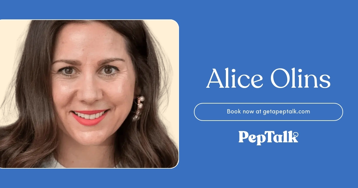 Alice Olins, Speaker | Journalist & Founder Of Step Up Club