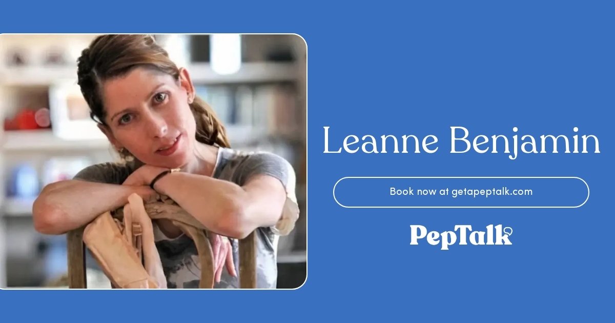 Leanne Benjamin, Speaker | Former Ballet Dancer, Mentor
