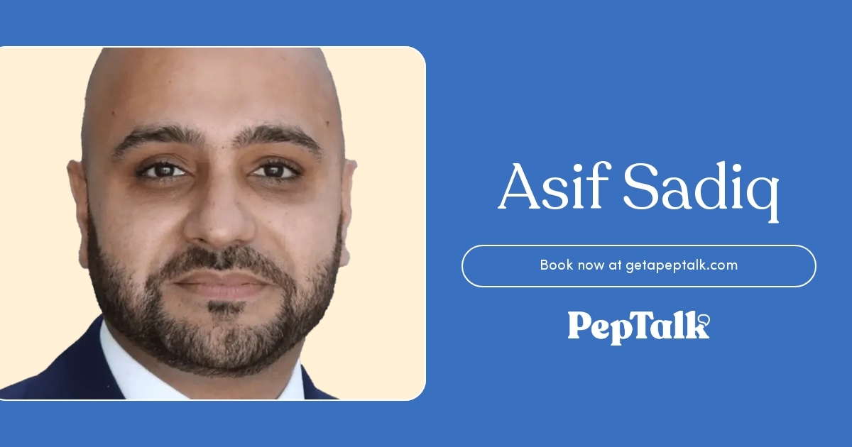 Asif Sadiq, Speaker | World- Diversity & Inclusion