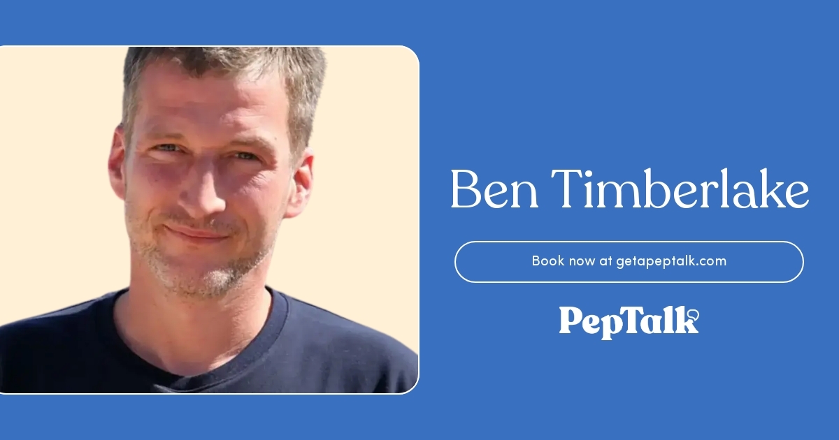 Ben Timberlake, Speaker | Security Consultant, Author