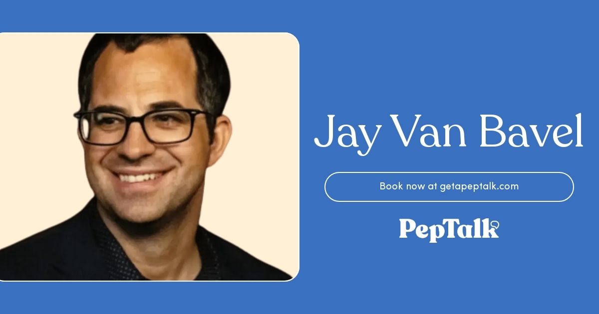 Jay Van Bavel, Speaker | Professor, NYU Psych & Neural Science