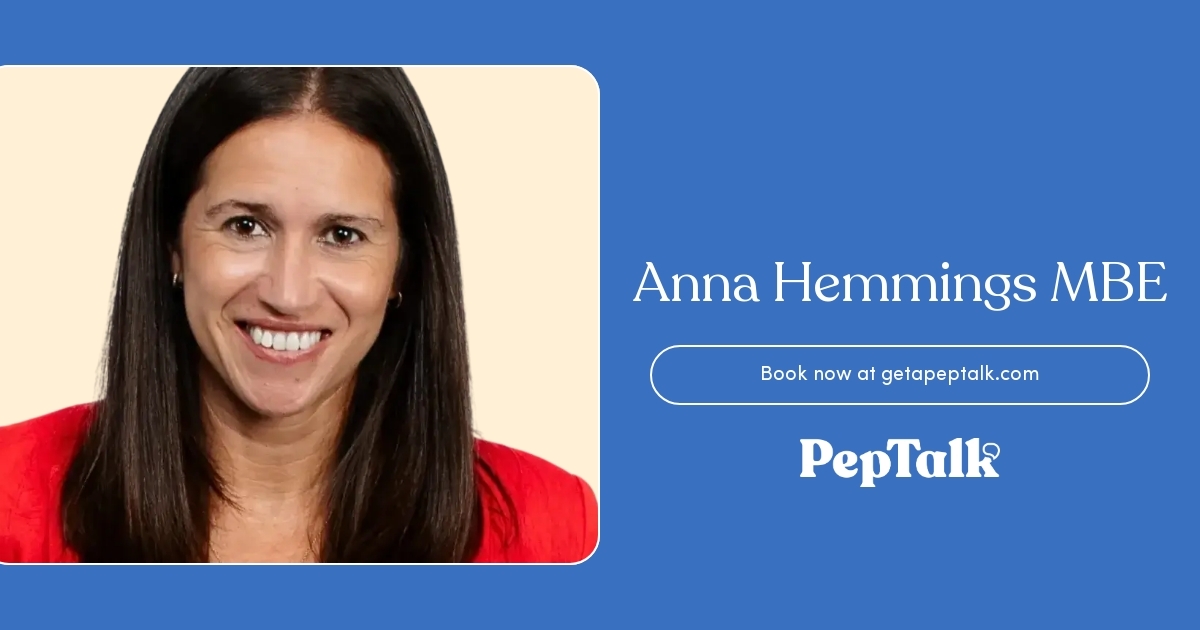 Anna Hemmings MBE, Speaker | Elite Kayaker & High-Performance Pro