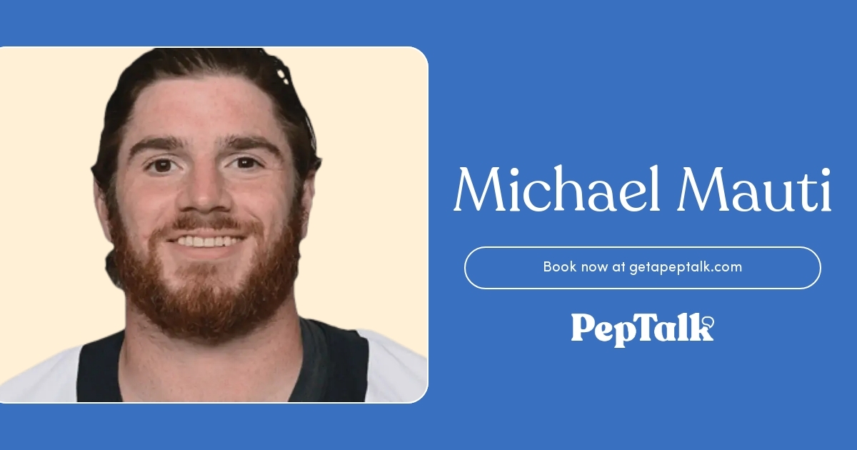 Michael Mauti, Speaker | Ex-NFL Linebacker, Business Development